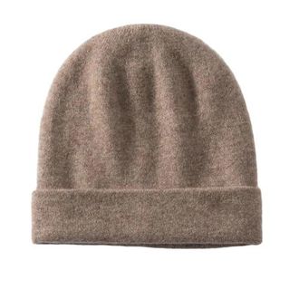 Generic Bonnet Hiver Unisexe Double &Eacute;paisseur 100% Cachemire Tricot &Eacute;pais avec Protection Oreilles Repliable Doux et Chaud pour Hommes Femmes Ski Plein Air(Br