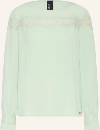 Marc Cain Blusenshirt Mit Spitze gruen