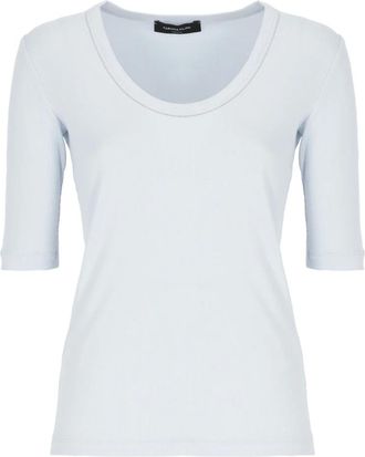Fabiana Filippi Femme, Tops, Bleu, Taille: 36 FR T-shirt en jersey