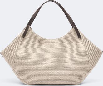 Brunello Cucinelli Wendbarer Shopper mit Leder