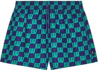 Emporio Armani Emporio Armani Ea7, Homme, Maillots de bain, Bleu, Taille: XL Graphic Series Swim Trunks
