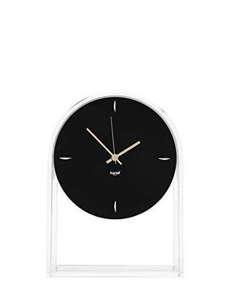 Kartell Air du Temps, Horloge Murale, Cristal Noir