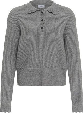 Saint Tropez Milasz Polo - Femme - Tops - Gris - Taille: 40 FR