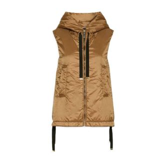 Max Mara Femme, Vestes, Brun, Taille: 32 FR Gilet Greengo