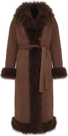 Cesare Gaspari Wendbarer Luxusmantel - - Coats - Damen - Braun - S