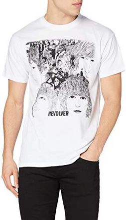 THE ROLLING STONES The Beatles Revolver Album Official hommes nouveau Blanc T Shirt, Blanc, XX-Large