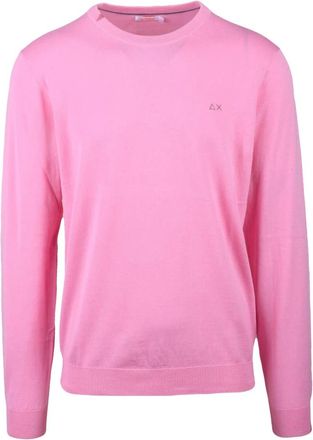 Sun 68 Homme, Pulls, Rose, Taille: 3XL Maglioncino Girocollo