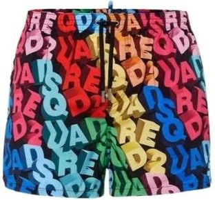 Dsquared2 Homme, Maillots de bain, Multicolore, Taille: M Boxer Midi