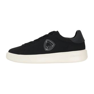 Blauer Schwarze minimalistische Sneakers - - Shoes - Herren - Schwarzk - 42 EU