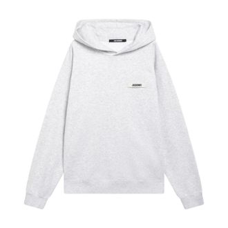 Jacquemus Le Hoodie Gros Grain - - Sweatshirts & Hoodies - Herren - Grau - L