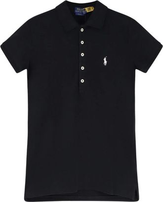 Polo Ralph Lauren Femme, Tops, Noir, Taille: 38 FR Polo en coton