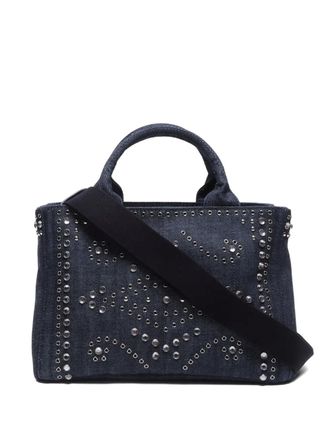 Prada sac à main Canapa (années 2000) - Bleu