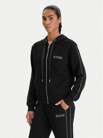 Guess Sweatshirt W6RQ12 KBYE2 Schwarz Regular Fit
