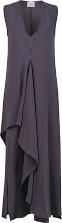 Alysi Femme, Robes, Gris, Taille: 38 FR Abito lungo sottoveste