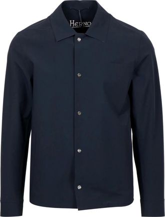 Herno Homme, Vestes, Bleu, Taille: XL Essence Shacket