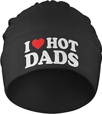 Generic Femme Homme Bonnets Tricot&eacute; Jadore Les Papas Sexy! Bonnet dhiver Chaud Bonnet &Agrave; Revers Doux Hiver Chapeaux pour Ski Cyclisme Hiver