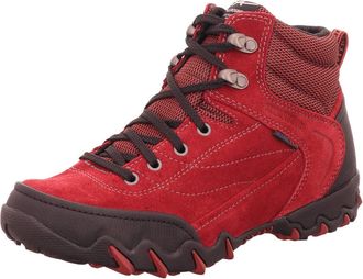 Mephisto Damen NIGATA-TEX Cross-Trainer, Rot (Black/Red Element Rubber 1/Coresuede 16)