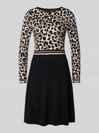 Zero Knielanges Kleid aus Viskose-Mix in Strick-Optik