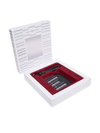 Tommy Hilfiger Kartenetui und Schl&uuml;sselanh&auml;nger Set Th Corp Cc AM0AM12793 Dunkelblau