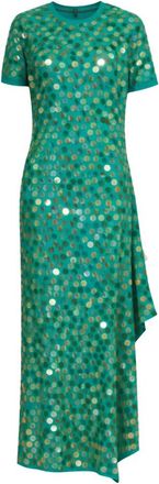 Zankov Femme, Robes, Vert, Taille: 38 FR Maxi Robes