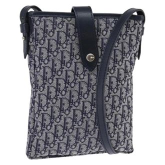 Dior Pre-owned Vintage Trotter Canvas Schultertasche - - Pre-owned - Damen - Blau - ONE SIZE