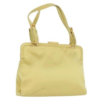Prada Sac Cabas Vintage Pre-owned - Femme - Pre-owned - Jaune - Taille: ONE Size