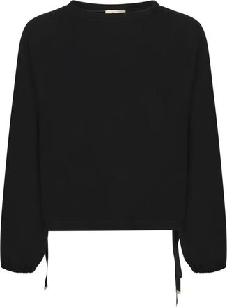 Herno Femme, Sweatshirts et sweats &agrave; capuche, Noir, Taille: 42 FR Long Sleeve Blouse