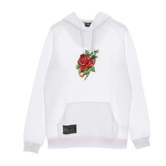 Dolly Noire Rosa Hoodie mit verstellbarer Kapuze - - Sweatshirts & Hoodies - Herren - Wei&szlig; - XL