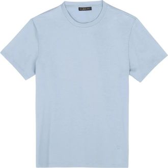 Manuel Ritz T-Shirt mit Rundhalsausschnitt - - Tops - Herren - Blau - 2XL