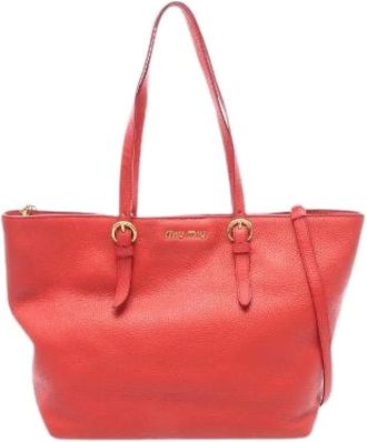Miu Miu Damen, Pre-Owned, Rot, ONE SIZEGr&ouml;&szlig;e