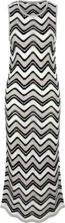 Uta Raasch Ärmelloses Kleid Rundhals-Ausschnitt Uta Raasch mehrfarbig