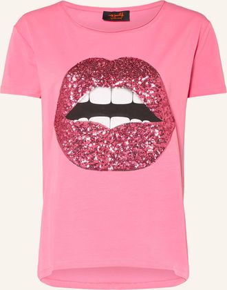 Miss Goodlife Miss Goodlife T-Shirt Mit Pailletten rosa