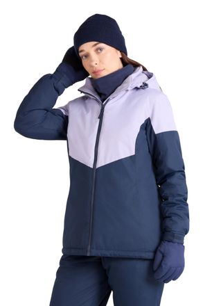 Mountain Warehouse Moon Damen-Skijacke - Schneedicht, Mikrofaser-Isolierung, winddichte Winterjacke, warm, verstellbare Kapuze - Ski-Bekleidung f&uuml;r den Snowboard-Urlaub 