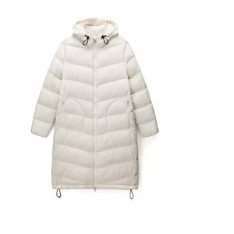 Napapijri Femme, Manteaux, Beige, Taille: 42 FR A-Ega Long Puffer Jacket