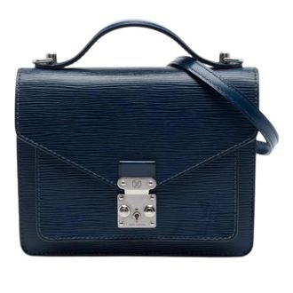 Louis Vuitton Pre-owned Monceau Cross Body Bag - - Pre-owned - Damen - Blau - ONE SIZE