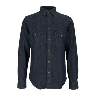 Jacob Cohen Camicia Western - Homme - Chemises - Bleu - Taille: S