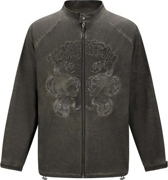 Ed Hardy Jacke Sch&auml;del und Schlange