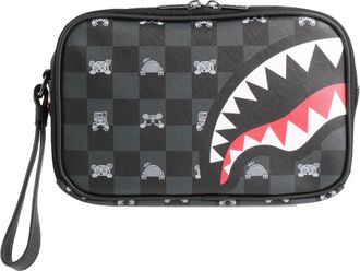 Sprayground GRAY PEEKING CHARACTER CHECK TOILETRY BRICK