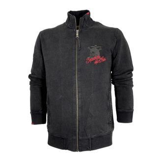 Aeronautica Milit&auml;r Aviation Squad Zip-Up Sweater - - Sweatshirts & Hoodies - Herren - Schwarzk - M