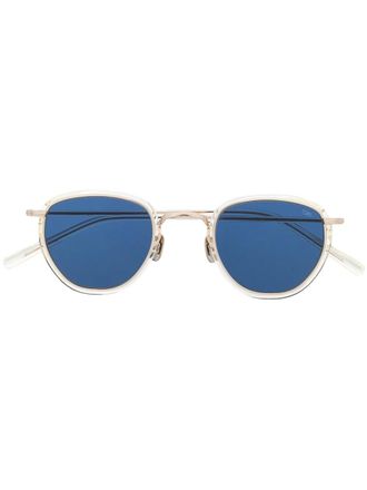 Eyevan 7285 Runde Sonnenbrille - Nude