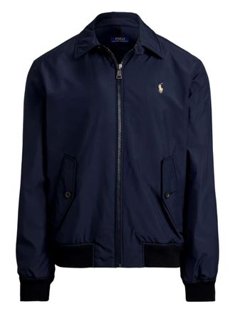 Polo Ralph Lauren veste zipp&eacute;e &agrave; logo - Bleu
