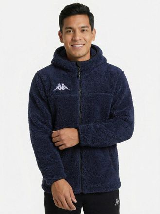 Kappa Pl&uuml;schjacke Pl&uuml;schjacke 6cento 635S mit kuscheligem Teddy-Fell L Dunkelblau