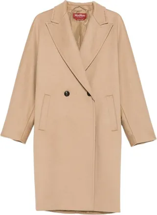 Max Mara Double-breasted Notched-lapel Coat