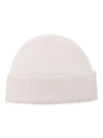 Drumohr bonnet en cachemire - Blanc