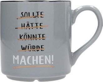 Depesche 0013594-007 Lieblingsbecher Motiv Nr. 7, Henkeltasse mit Spruch, 300 ml, aus Porzellan, teilweise mit Goldfolie und Innendruck
