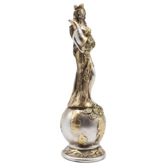 Generic Statue der G&ouml;ttin Fortuna - Figur der griechischen G&ouml;ttin Skulptur des Wohlstands und des Gl&uuml;cks | Edle Fortuna Ornament, mythologisches Dekor, G&ouml;ttin