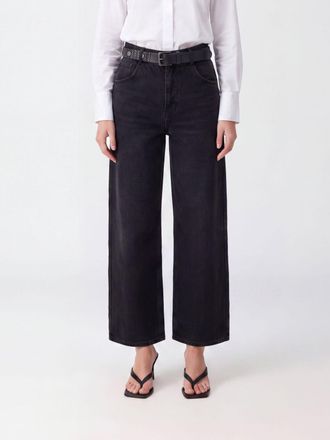 Liu Jo High-Waist Wide-Leg Jeans aus Baumwolldenim mit verstellbarem G&uuml;rtel