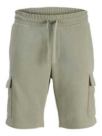 Jack & Jones Plus Size Sweatshorts JPSTGORDON ALLIANCE SWEAT SHORTS PLS, Herren, Gr. 42 (4XL), N-Gr, vetiver, angeraute Sweatware, Obermaterial: 60% Baumwolle, 40% Polyester