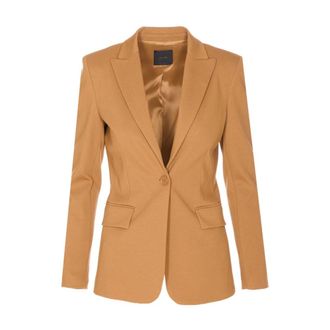 Pinko Braune Seiden Nylon Jacke - - Jackets - Damen - Braun - 2XL
