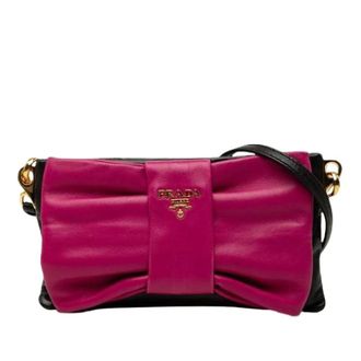 Prada Sac bandouli&egrave;re vintage doccasion - Femme - Pre-owned - Rose - Taille: ONE Size